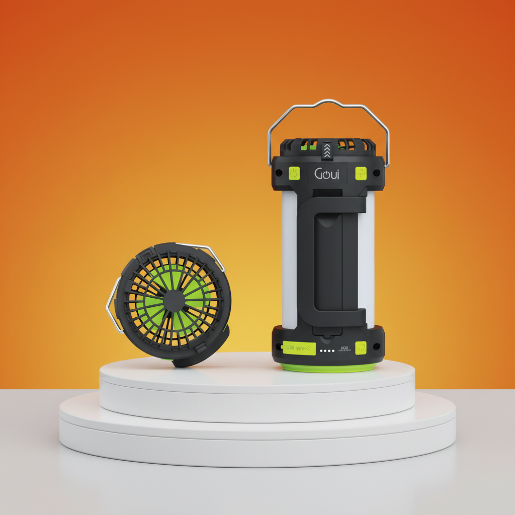 Goui Glow Outdoor Camping Light with Fan – MyChoice
